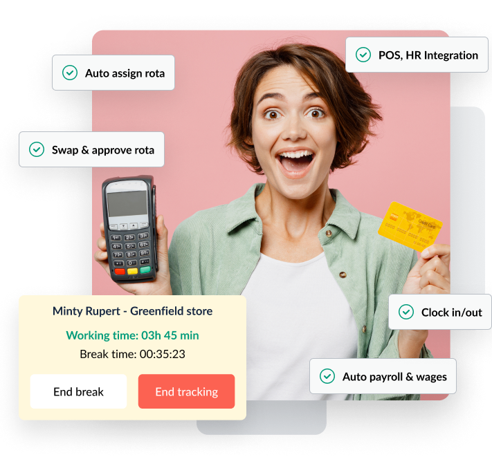 Retails, Supermarkets & Chain Stores | Rota to Payroll | Papershift